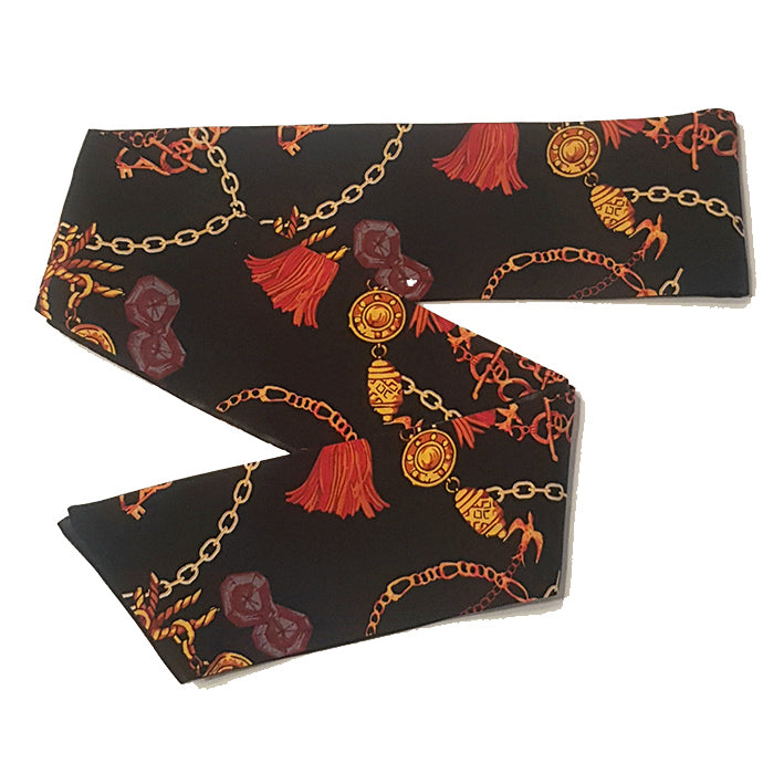 Le Foulart Scarf- Chains And Knots Print |Scarves | Mykady | Lebanon ...